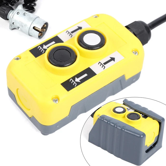 4 WIRE DUMP Trailer Remote Control Switch 2-button For 2-Acting ...