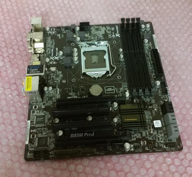 ASROCK B85M PRO4 Socket LGA1150 DDR3 PCI-E Motherboard £29.99 - PicClick UK