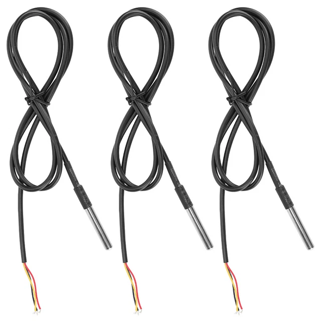 DS18B20 DIGITAL TEMPERATURE Sensor Stainless Steel Temperature Sensor ...