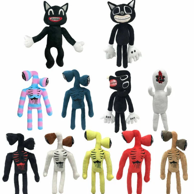 SIREN HEAD PLUSH black cat dog plush stuffed doll kid gift cartoon ...
