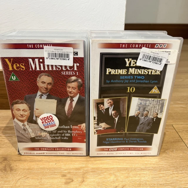 YES MINISTER, COMPLETE Series 1&2, BBC Double VHS Video £15.00 ...