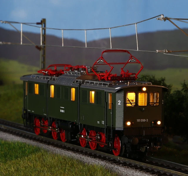 FÜR MÄRKLIN PIKO 51543 E-Lok BR 191 DB Ep 4 SOUND Innenbeleuchtung NEU ...