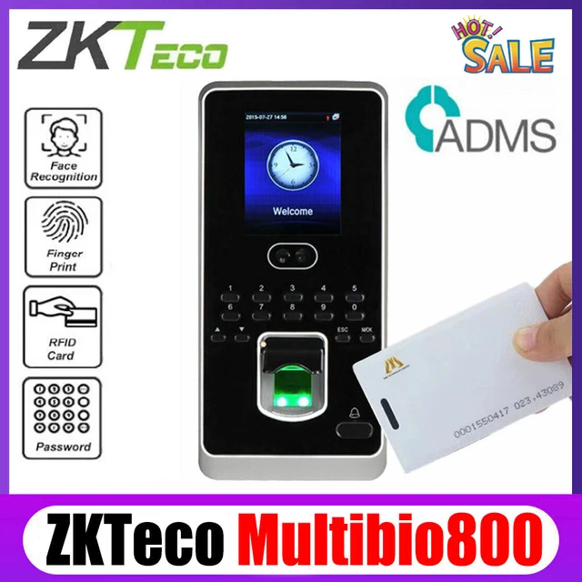 ZKTECO MULTIBIO800 FACE Fingerprint Recognition Time Attendance Access Control $244.39 - PicClick CA