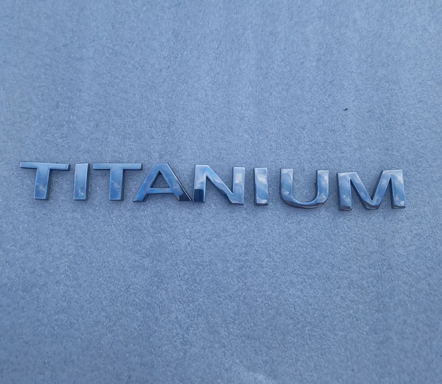 GENUINE FORD TITANIUM BOOT BADGE Rear Emblem Logo For Focus £9.99 ...