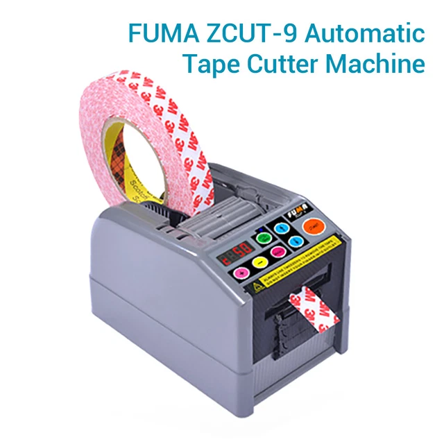 FUMA ZCUT-9 ELEKTRISCHE automatische Bandschneider Maschine Präzise LED 5~999mm EUR 158,94 ...