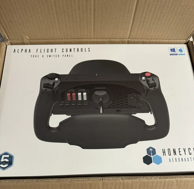 HONEYCOMB ALPHA FLIGHT Controls Yoke and Switch Panel $205.50 - PicClick