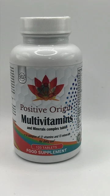 POSITIVE ORIGIN MULTIVITAMINS and Mineral complex tablets, 120 tablets ...
