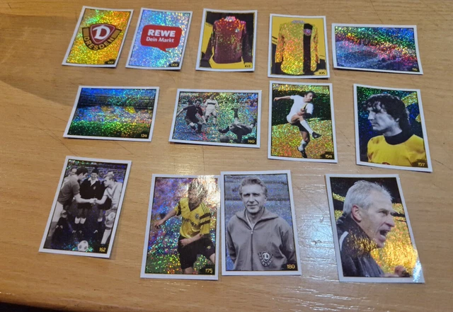 DYNAMO DRESDEN STICKER Glitzersticker REWE Sammelalbum EUR 1,50 ...