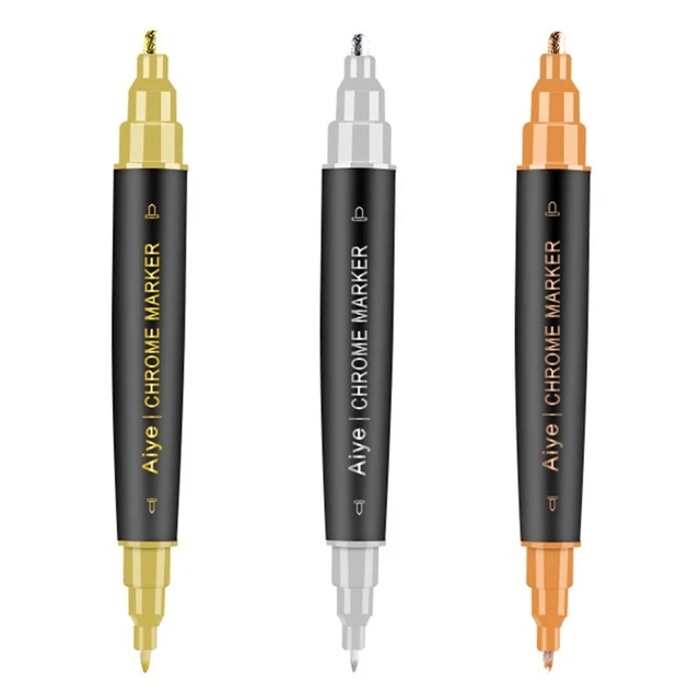 GOLD COLOR METALLIC Pens Premium DIY Resin Drawing Pen Gold/Silver ...