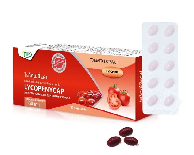 DHL EXPRESS 6X THP LYCOPENYCAP Lycopene Anti-Oxidant Control Prostate ...