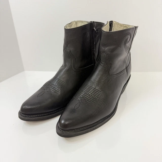 LEATHER ITASCA GUIDE Gear Mens 10.5 M Western Quarter Boots CO-050B £33 ...