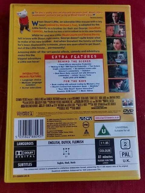 STUART LITTLE DVD - Widescreen £1.50 - PicClick UK