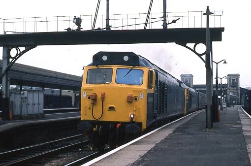 ORIGINAL COLOUR SLIDE of 50021 BR class 50 diesel loco £2.25 - PicClick UK