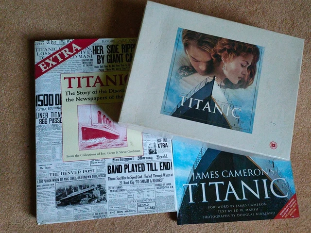 TITANIC LIMITED EDITION Box Set (VHS/SH, 1998) & Books £10.00 - PicClick UK