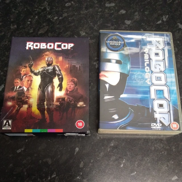 ROBOCOP ARROW VIDEO Blu Ray And Trilogy Dvd Boxset £25.00 - PicClick UK