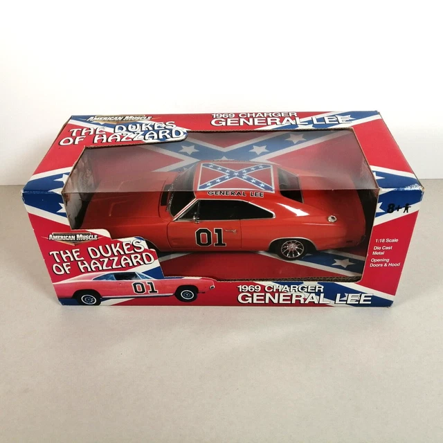 DUKES OF HAZZARD General Lee 1969 Dodge Charger échelle 1:18 moulé sous ...