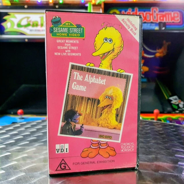 SESAME STREET HOME Video: The Alphabet Game - 1992 VHS Video Tape $10. ...