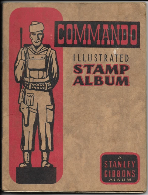 RARE STANLEY GIBBONS Commando 3028 Stamp Album, 1940s First Edition ...