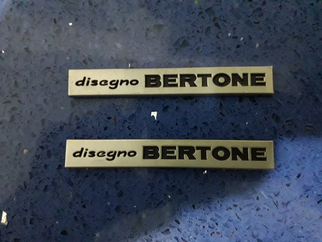 ALFA ROMEO GT junior original writing Bertone design logo badge emblems ...