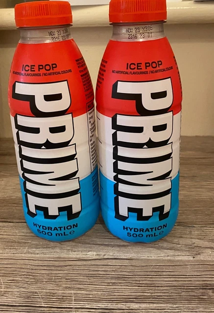 PRIME HYDRATION ICE POP Drink by Logan Paul & KSI - X2 £25.00 - PicClick UK