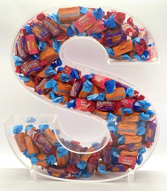 ACRYLIC FILLABLE LETTER (S) - 28cm £35.38 - PicClick UK