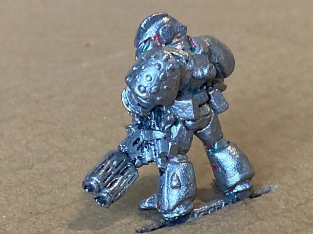 WARHAMMER 40K ROGUE Trader Space Marine with heavy weapon multi melta £ ...