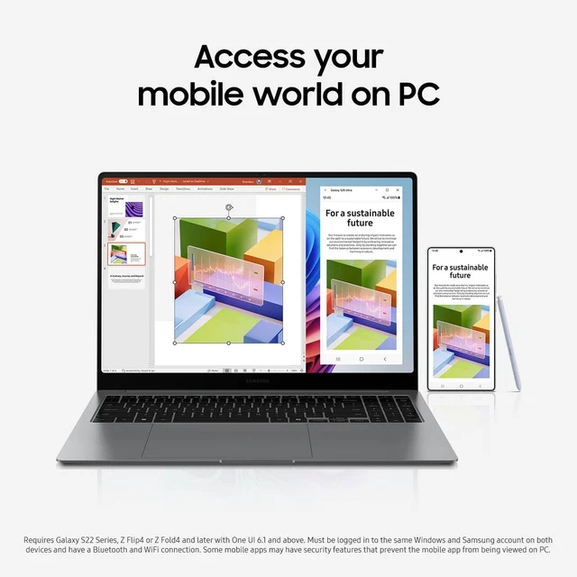 SAMSUNG GALAXY BOOK5 Pro Copilot+ PC 16 256V Intel Arc 32GB 1TB 16 ...