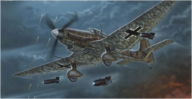 SPECIAL HOBBY 1/72 Luftwaffe Junkers Ju87D-5/N Night Bomber Plastic ...