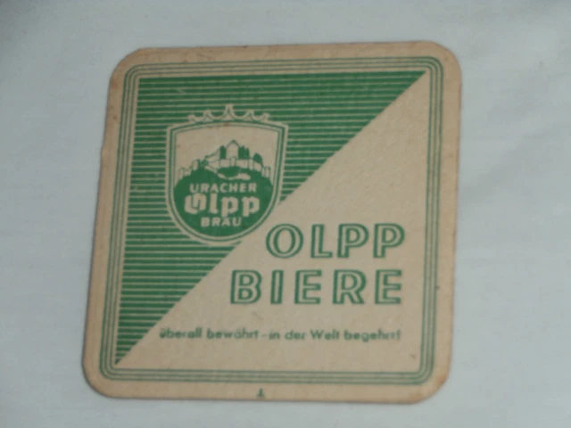 URACHER OLPP BRÄU , in grün, 1958 EUR 1,00 - PicClick DE