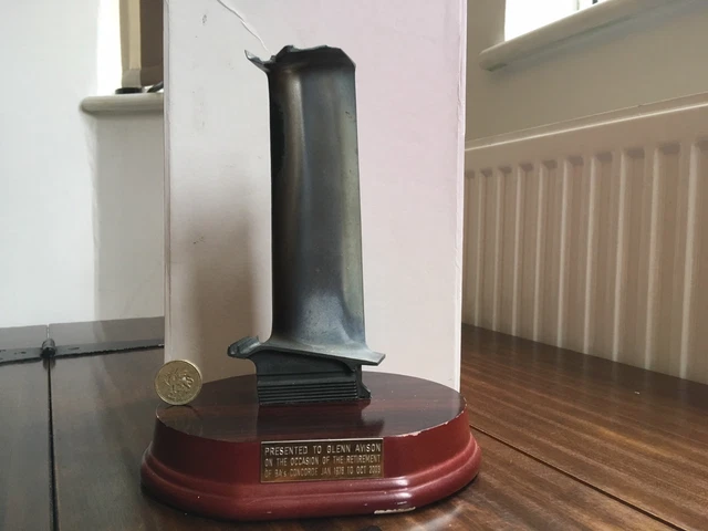 CONCORDE ENGINE HP Turbine Blade - Genuine. £95.00 - PicClick UK