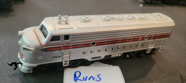 ENG 2C BACHMANN HO Scale EMD F9 Diesel Locomotive Burlington #104 EUR ...