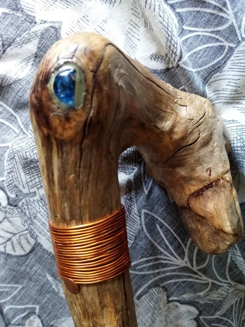 WALKING STICK pagan shaman wizard druid 37.5 Inches Long Aprox £40.00 ...