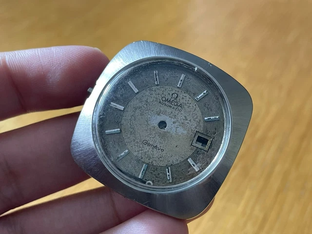 VINTAGE OMEGA GENEVE Dynamic 1970's Watch Case, Back Lid, Dial £199.99 ...