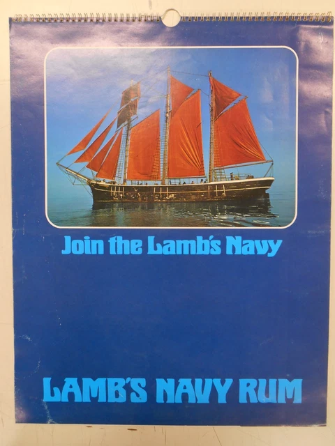 LAMB'S NAVY RUM 1972 calendar girls £8.95 - PicClick UK
