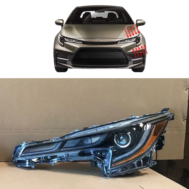 LED DRL HEADLIGHT Assembly for 2020 2021 Toyota Corolla Sport SE XSE XLE Driver EUR 156,55 ...