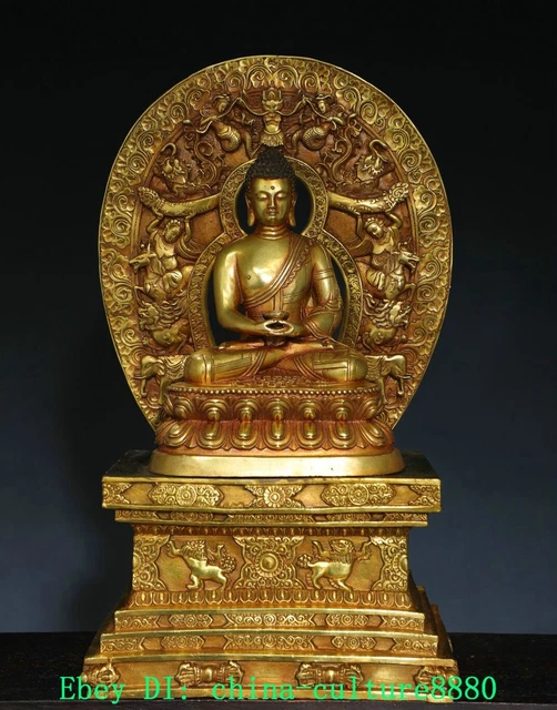 20 &BOUDDHA TIBÉTAIN bronze cheval d'or Lion bête médecine EUR 1.092,00 - PicClick FR