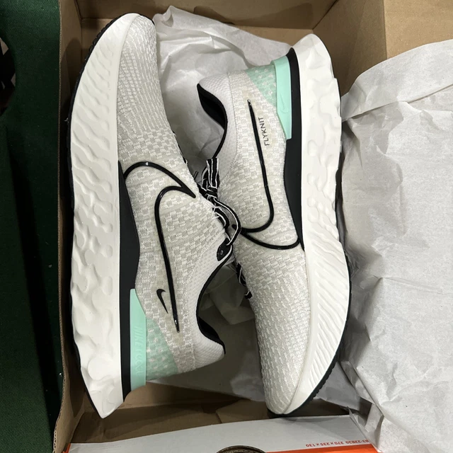 NIKE MEN'S REACT Infinity Run FK3 Running Shoes Phantom Black Light ...