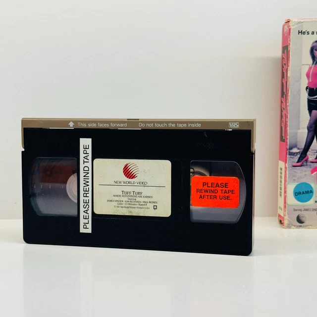 TUFF TURF VHS (1985 New World Video) James Spader/Robert Downey Jr. $10 ...