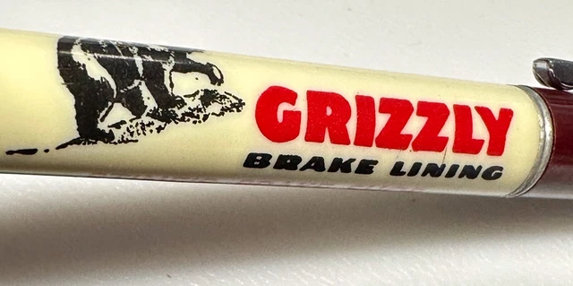 VINTAGE YORK PA Grizzly Brake Lining Stine’s Auto Car Shop Mechanical ...