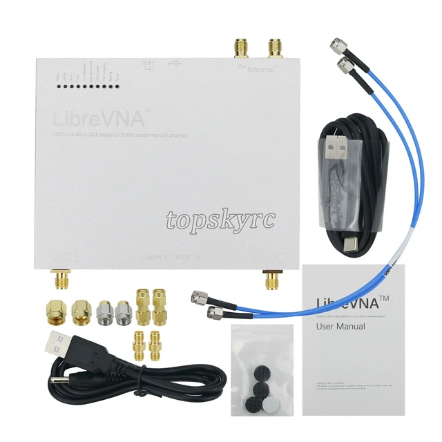 LIBREVNA ANTENNA ANALYZER 100KHz-6GHz USB Based 2-Port Vector Network ...