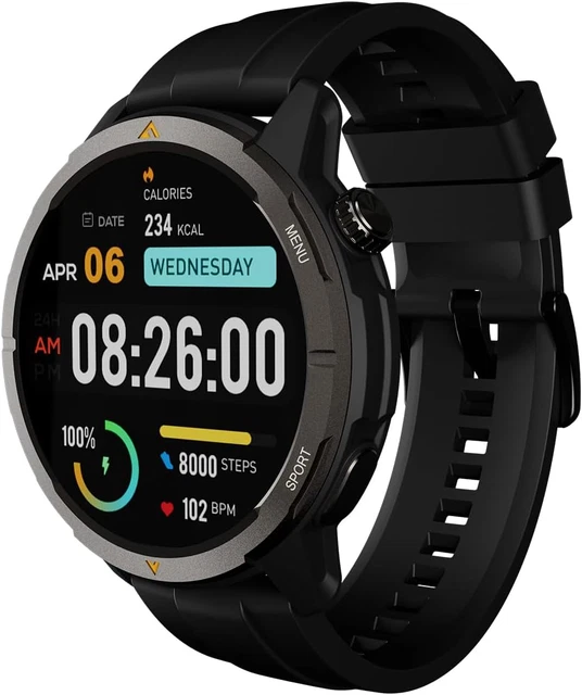 AGM LEGION SMART Watch with Bluetooth Calling, AMOLED Touchscreen ...