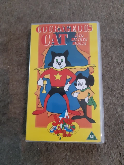 COURAGEOUS CAT AND Minute Mouse VHS VIDEO - vintage cartoon £8.99 ...