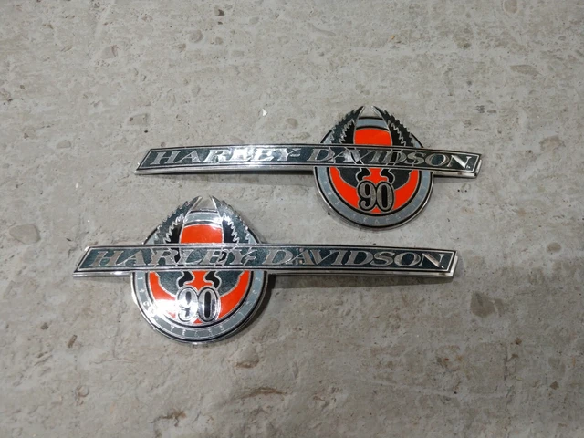 HARLEY DAVIDSON 883 90th Anniversary Tank Emblems 1993 EUR 92,85 ...
