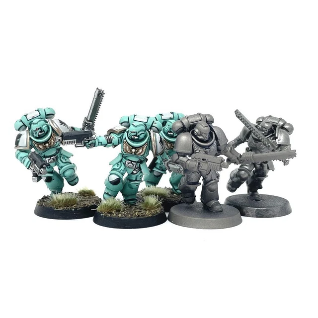 ASSAULT INTERCESSORS PRIMARIS Space Marines 40k x5 marines new on sprue ...