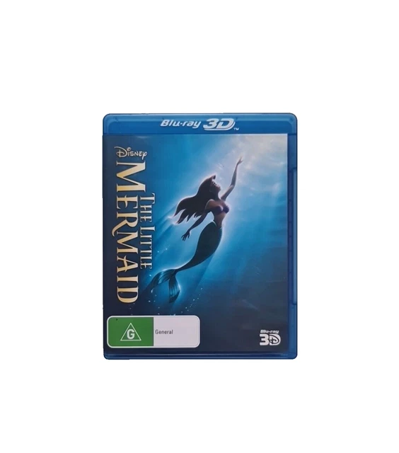 THE LITTLE MERMAID (Blu-Ray 3D, 2013) Disney Animation | Region Free ...
