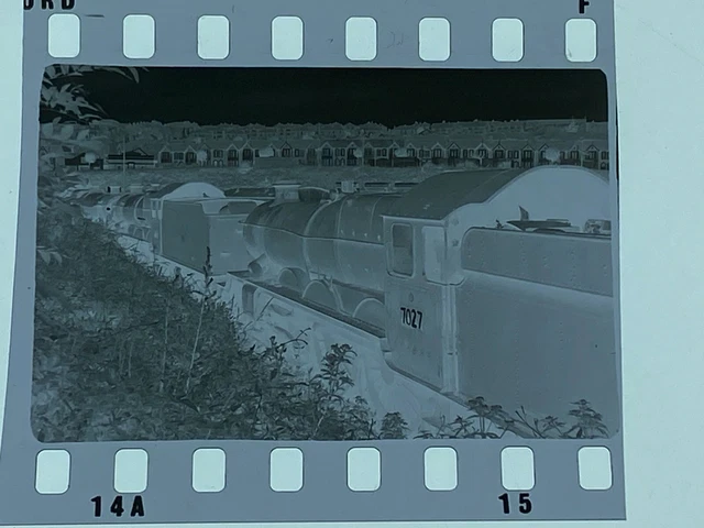 STEAM LOCOMOTIVE LOCO 7027 Railway Negative Ref 1NA-9 £3.99 - PicClick UK