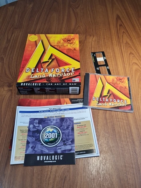 DELTA FORCE LAND Warrior PC Big Box CD-ROM First Person Shooter Game ...
