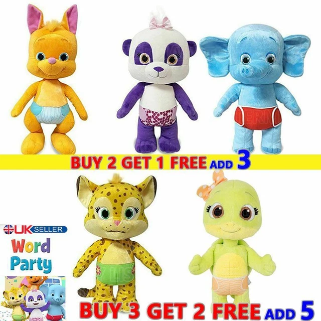 SOFT WORD PARTY 10" Plush Doll Netflix Lulu Bailey Franny Kip gift Toy ...