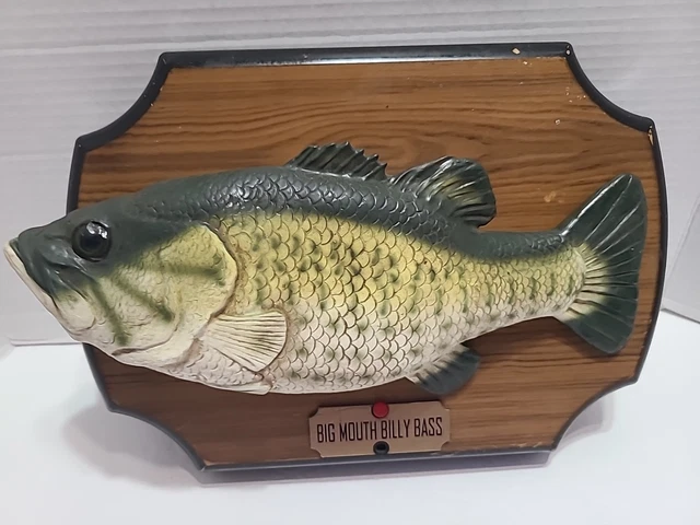 VINTAGE BIG MOUTH Billy Bass Singing Animated Fish 1999 Gemmy Tested ...