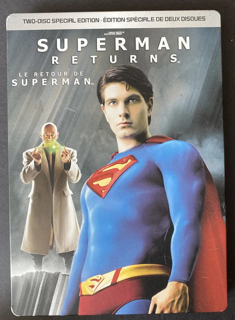 SUPERMAN RETURNS DVD (Steelbook 2-Disc Set) Pre-owned, Missing Insert ...